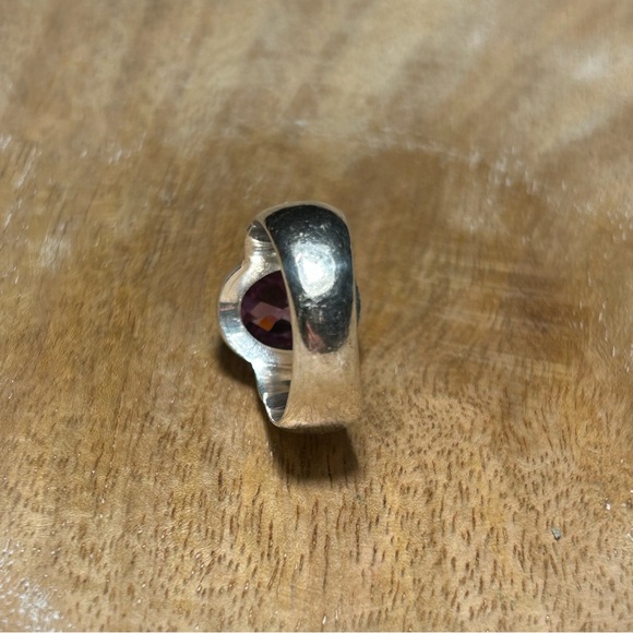 Sarda | Jewelry | Vintage Sarda Oval Purple Amethyst 925 Sterling ...